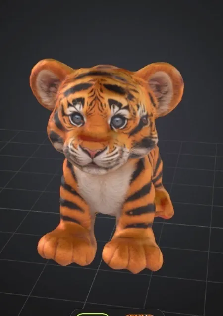 Cute Baby Tiger by Mark3DP | Download free STL model | Printables.com