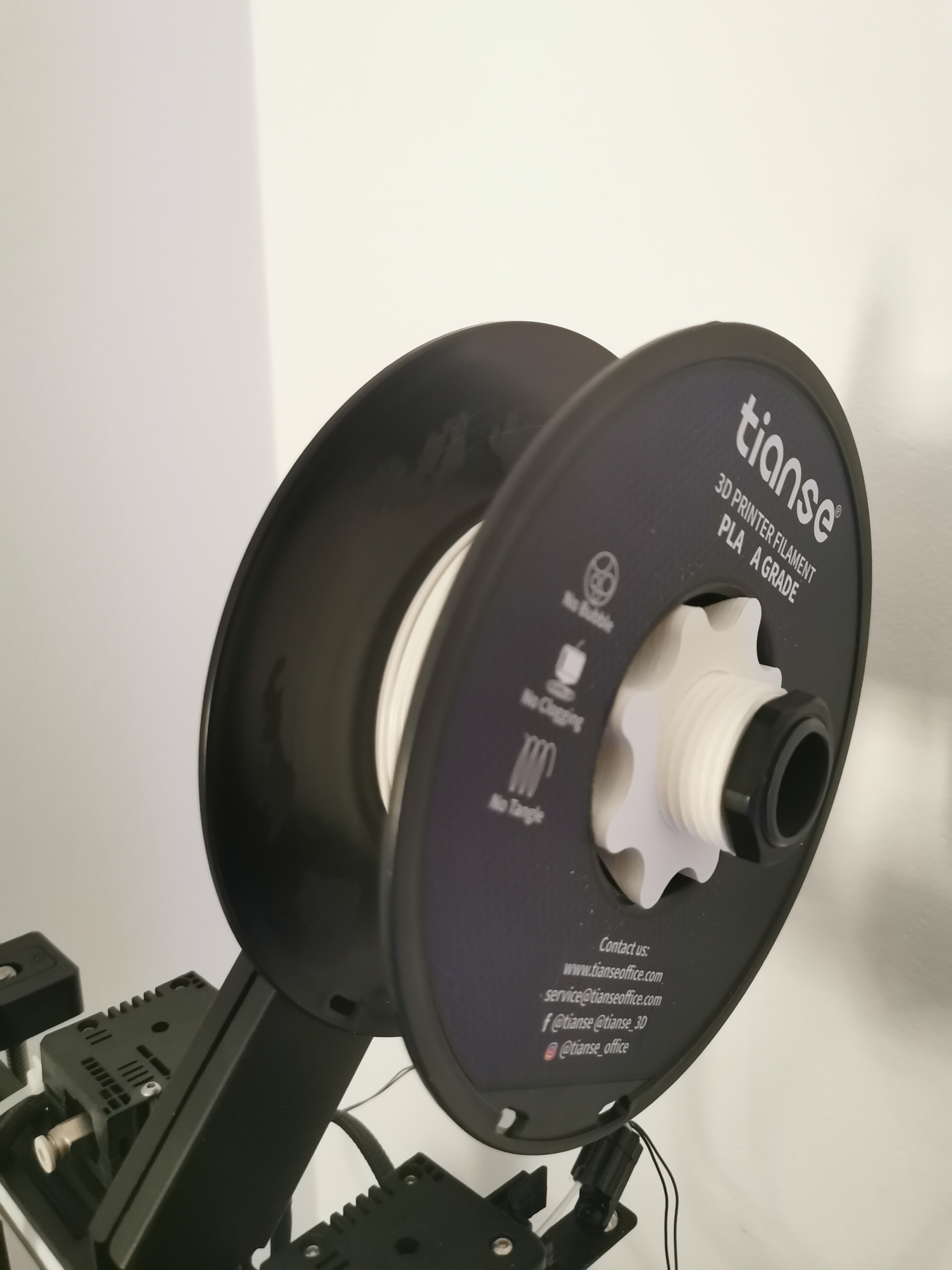 Filament Rollen Aufnahme 80mm Breit by FlashActiVe | Download free STL ...
