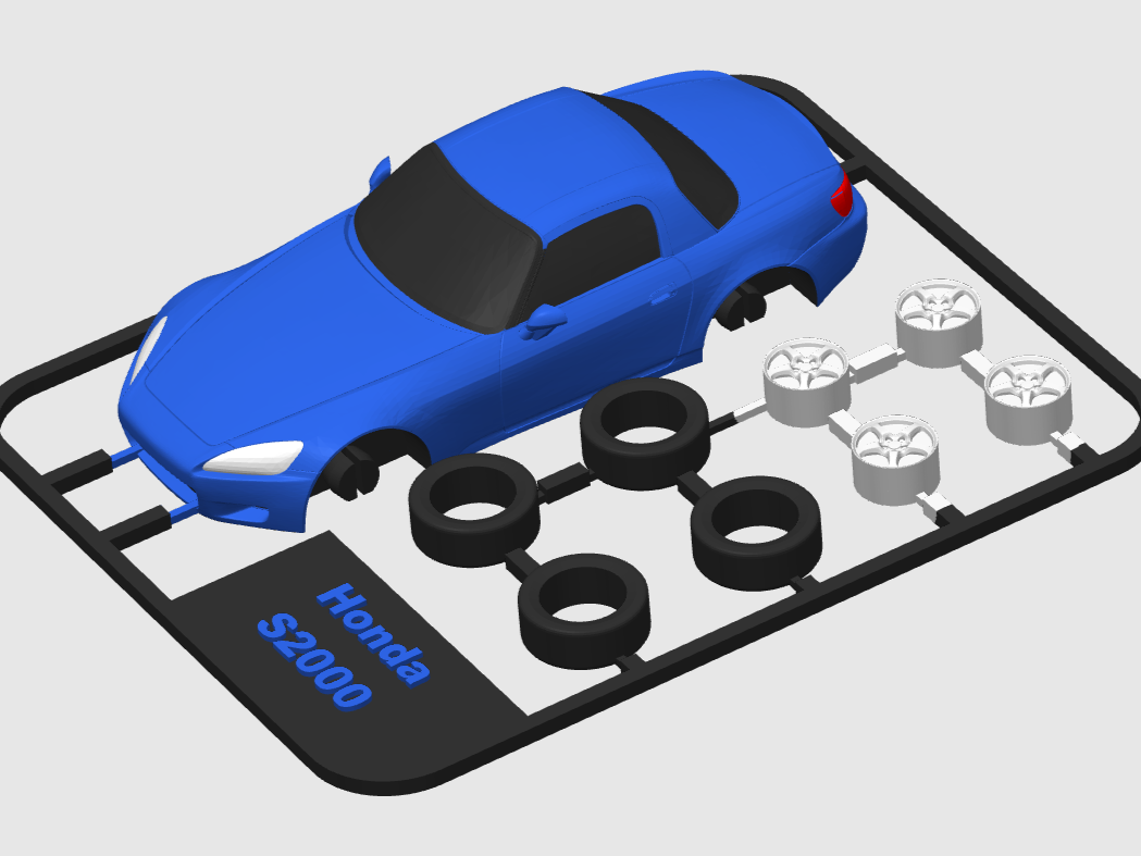 Honda S2000 kit card by Jerryie | Download free STL model | Printables.com