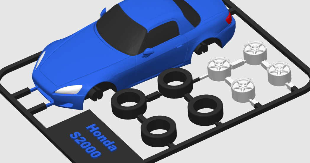 Honda S2000 kit card by Jerryie | Download free STL model | Printables.com