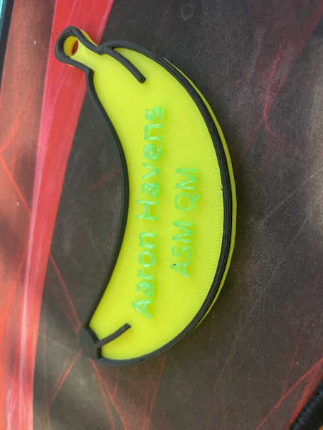 Banana Key Chain by arnmac | Download free STL model | Printables.com