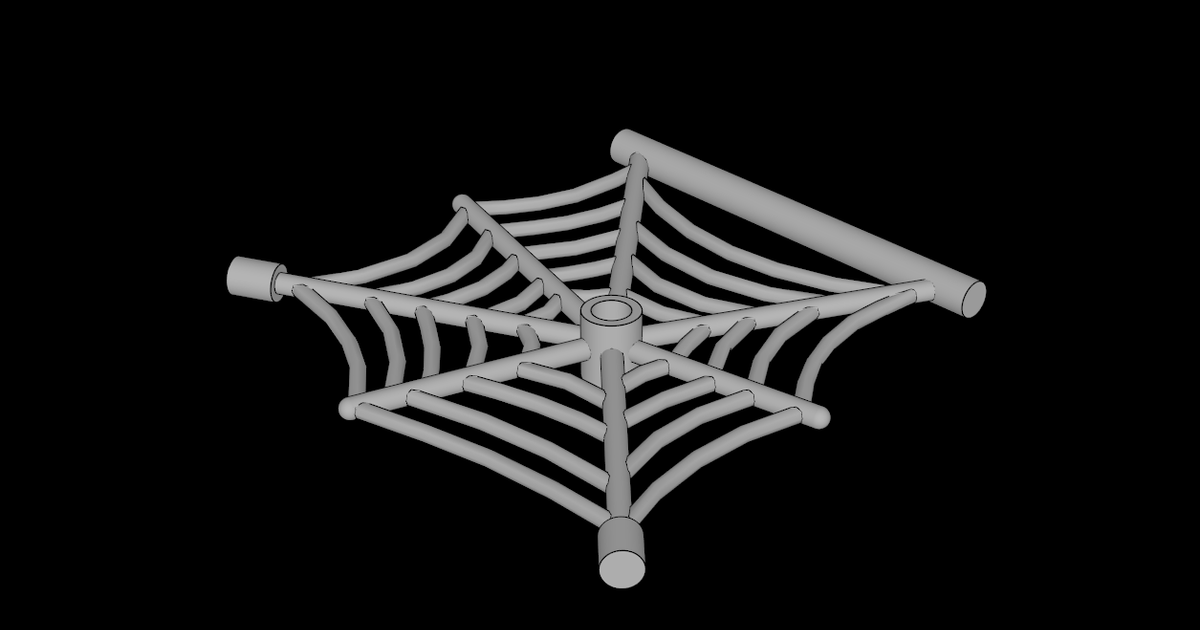 Lego Compatible (90981.dat) Animal Spider Web with Bar by thall72 ...