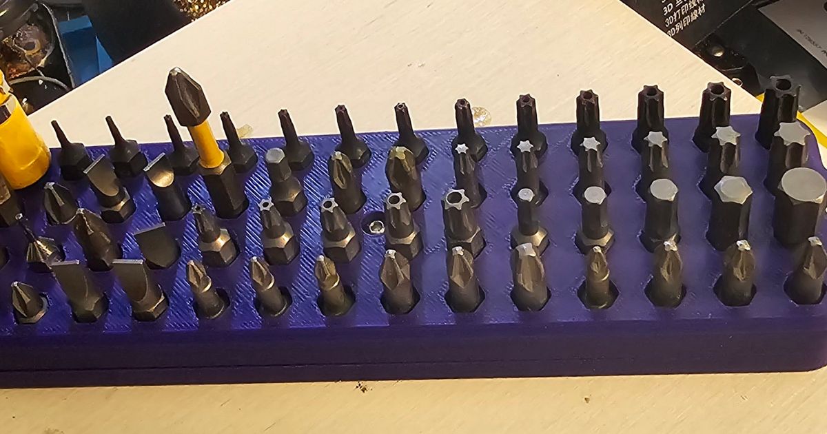 Magnetic screwdriver bit holder by Anton | Download free STL model ...