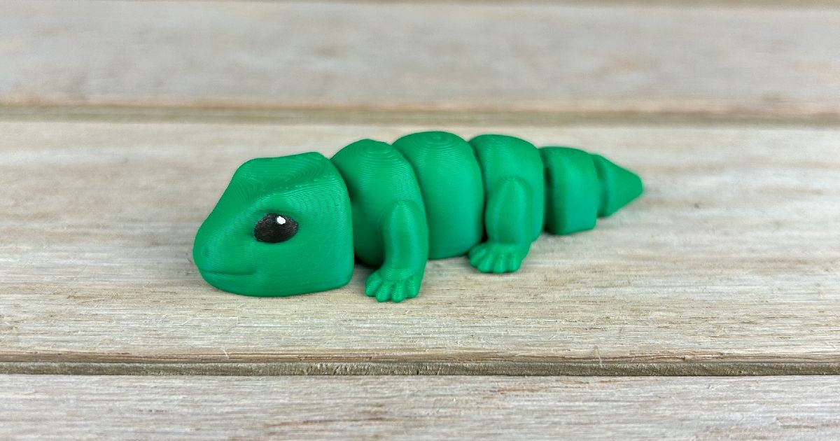 Lizard Fidget by Built_Over_Bot | Printables Store