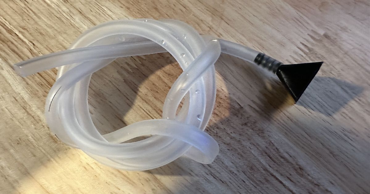 Mini Siphon for airline tubing by SurrealAqua | Download free STL model ...