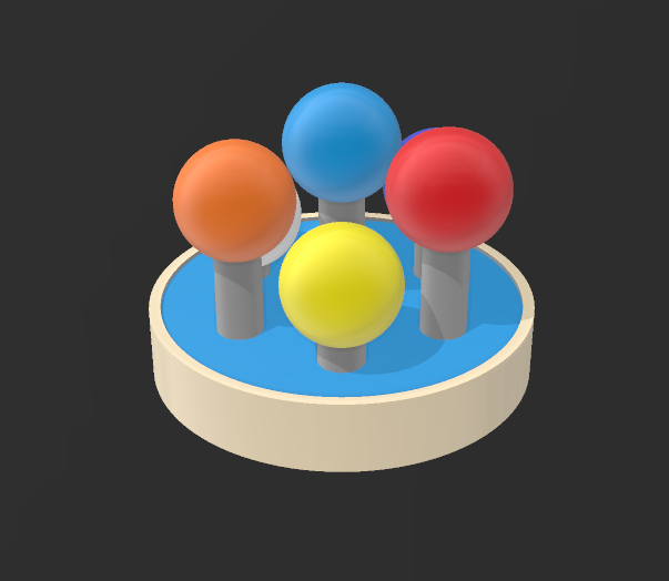 kikar hakadurim lod כיכר הכדורים לוד by adir moshe | Download free STL ...