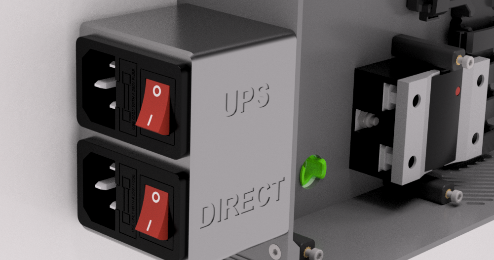 Twin/Dual/Split AC input for RatRig V-Core 4.0 to bypass UPS for AC ...