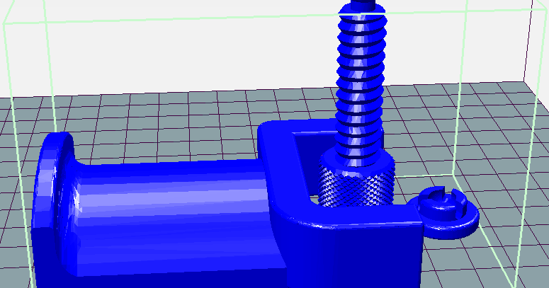 monitor headphone clamp (left) by drew | Download free STL model ...