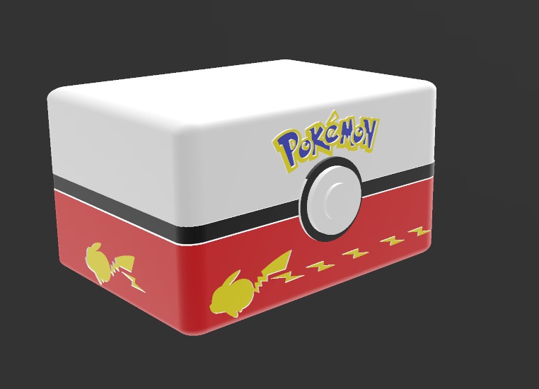 Box Card Pokemon Pikachu by TecForm | Download free STL model ...