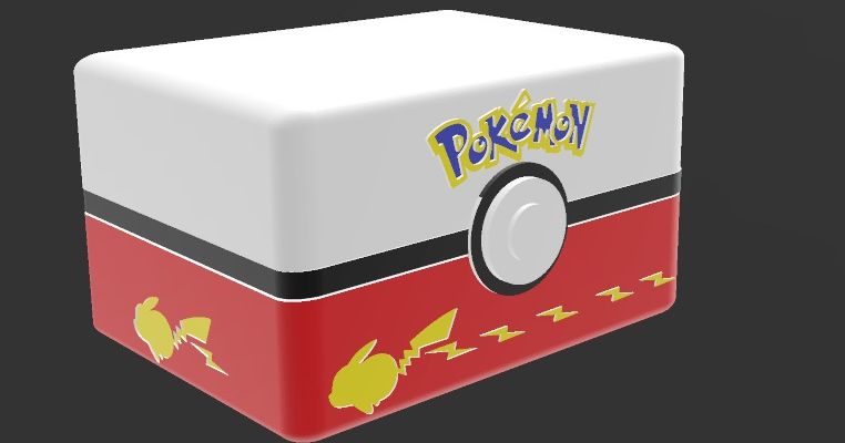 Box Card Pokemon Pikachu by TecForm | Download free STL model ...