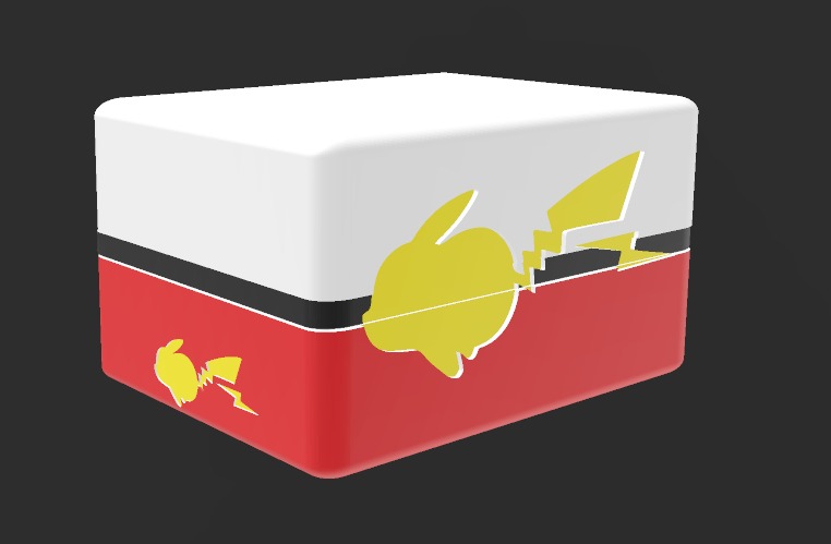 Box Card Pokemon Pikachu by TecForm | Download free STL model ...