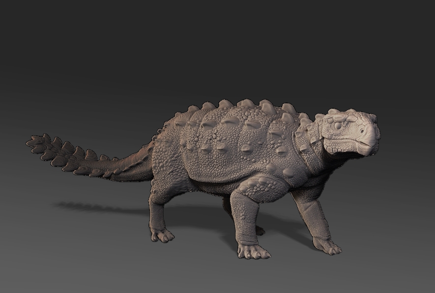Stegouros Figurine by DragonArtist15 | Download free STL model ...