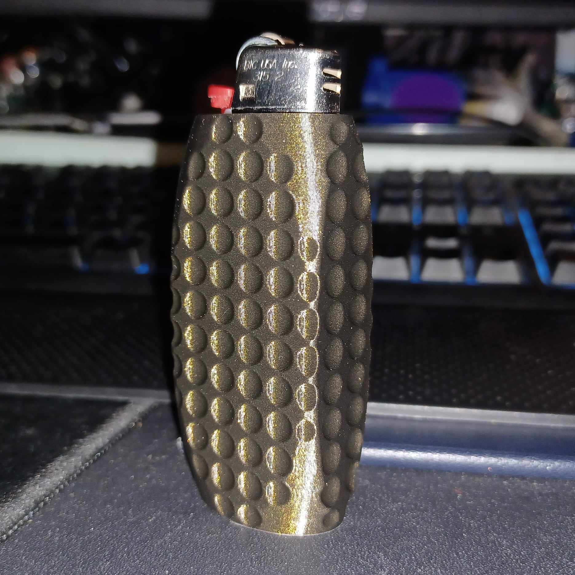 Dimpled Bic Case by River3DP | Download free STL model | Printables.com