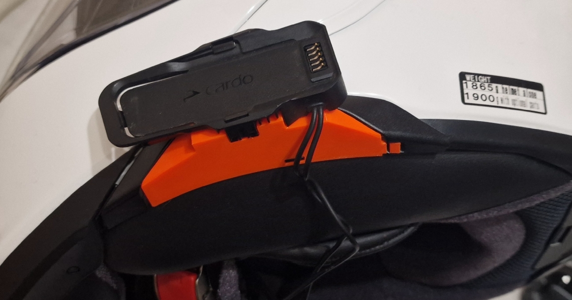 Cardo Packtalk Edge mount for Shoei Neotec 3 / GT-Air 3 par BoA | Boutique Printables