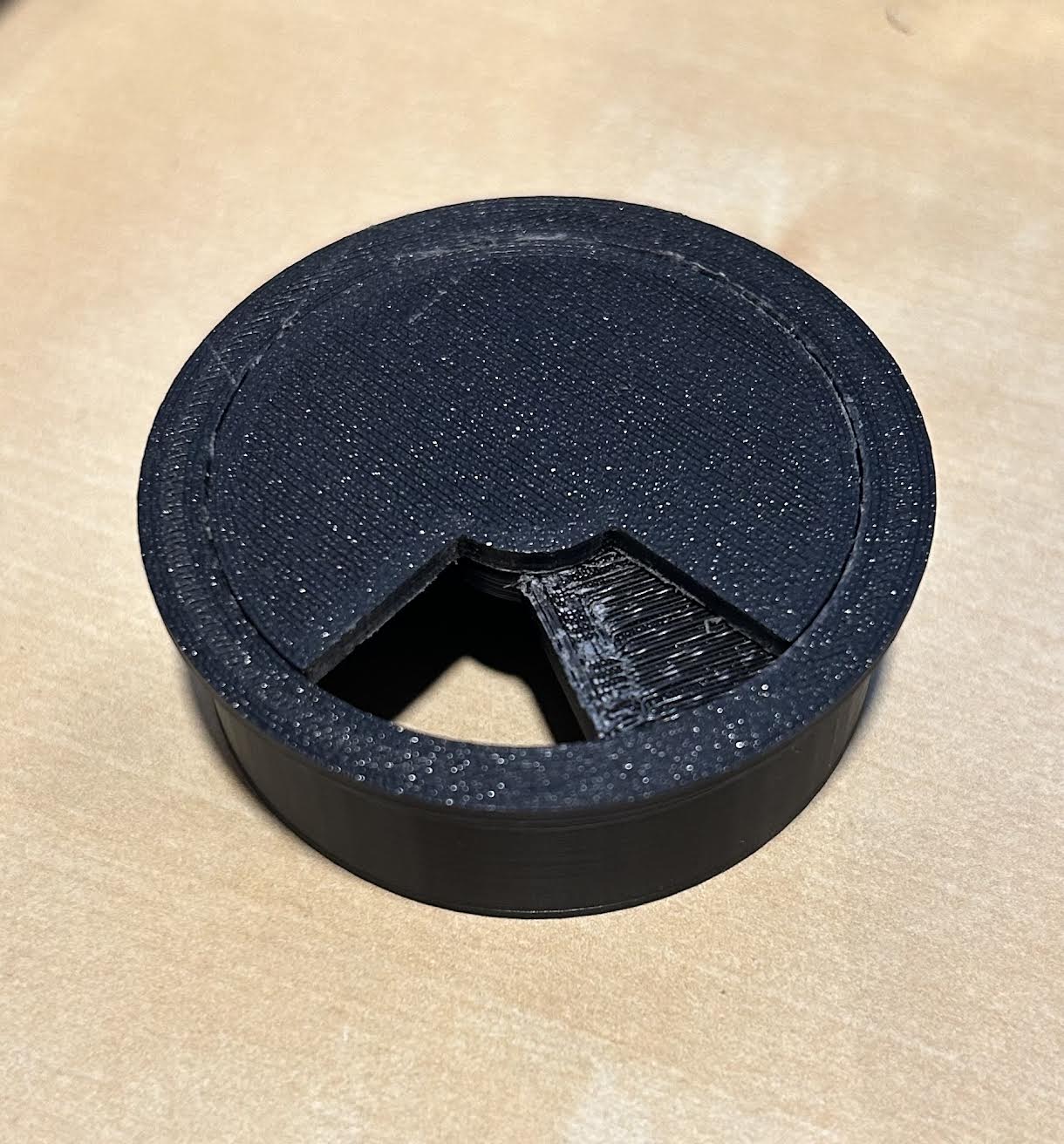 54.5mm Desk Grommet - print in place *revised!* by Joel.Shroyer ...