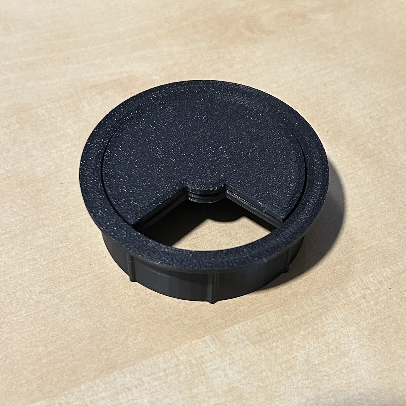 54.5mm Desk Grommet - print in place *revised!* by Joel.Shroyer ...