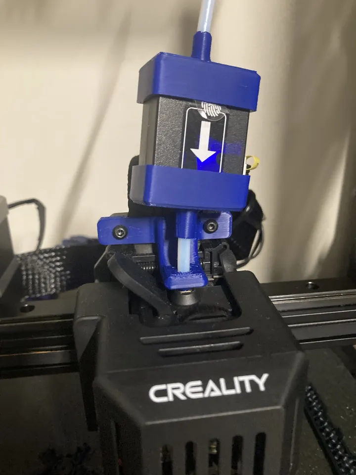 Ender 3 v3 KE Extruder Bowden/PTFE tube tube mount by Technological ...
