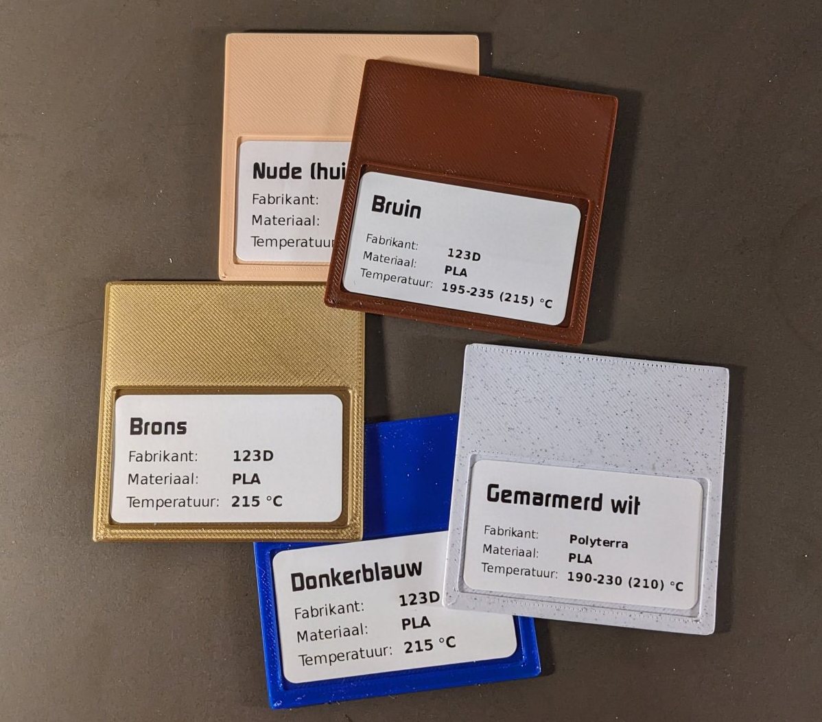 Filament colour samples by Marcel V | Download free STL model ...
