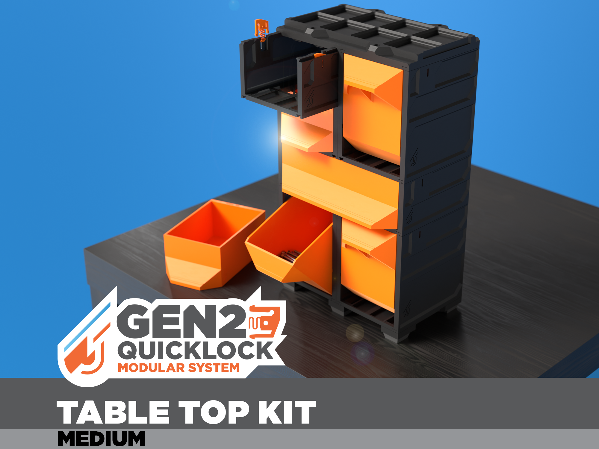 GEN2-QL Table Top Kit - Medium by Jerrari | Download free STL model ...