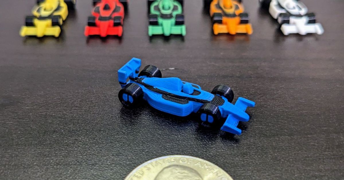 Micro Formula 1 Race Car by TAA Design | Download free STL model ...