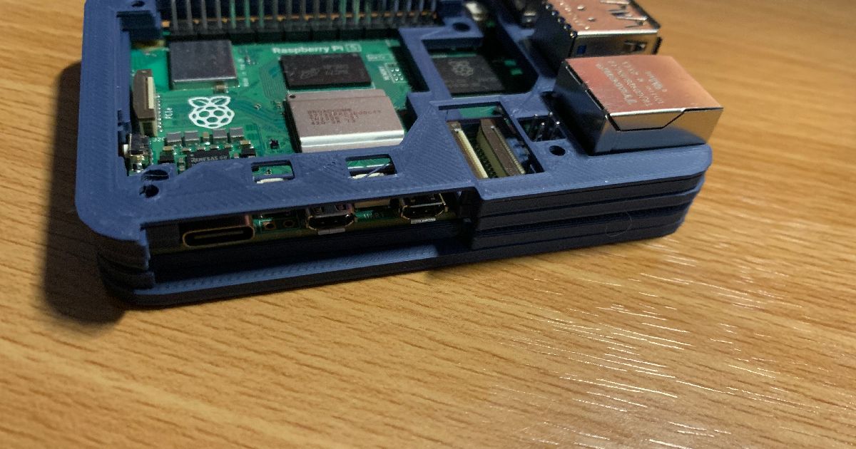 Layered Case for Raspberry Pi 5 by obedrios | Download free STL model ...