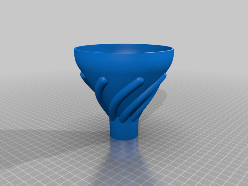 ddl turbo funnel remix with easy customization on fusion 360 by ddl.vnt ...