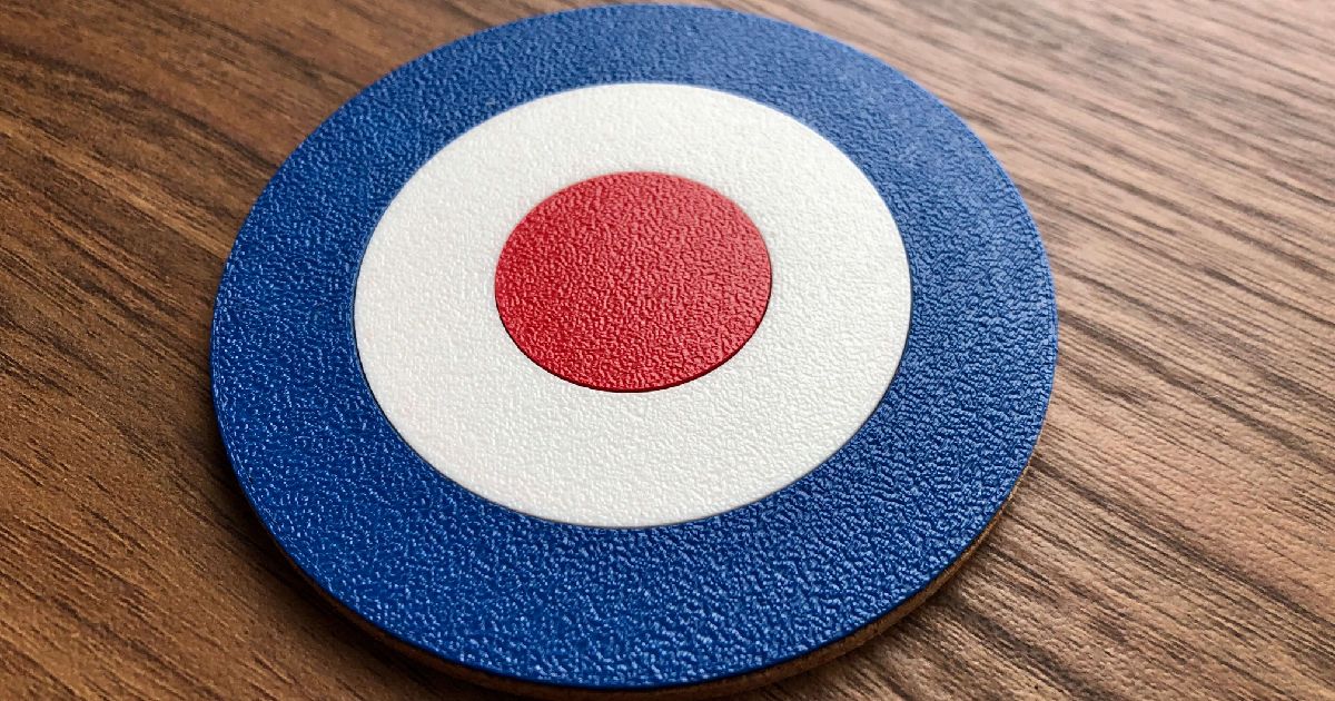 Tricolor Roundel / RAF symbol by Dany Sánchez | Download free STL model ...