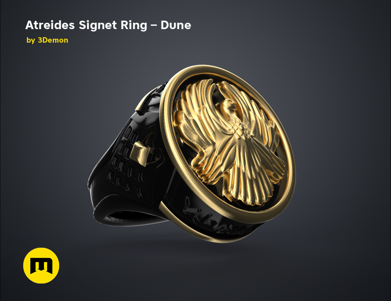 Atreides Signet Ring - Dune by 3Demon | Download free STL model ...