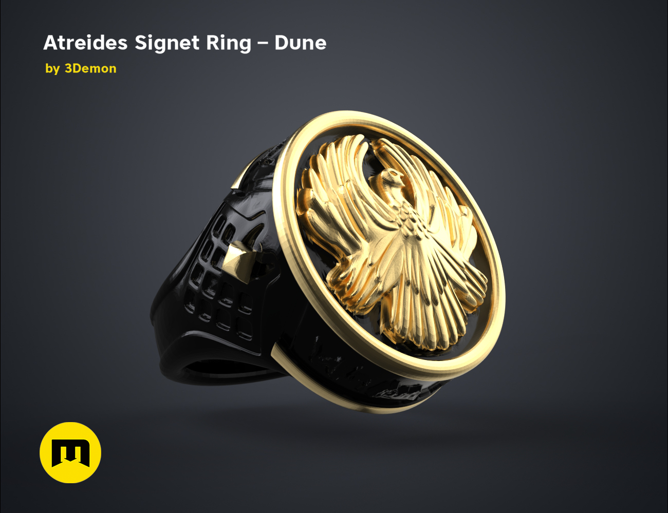 Atreides Signet Ring - Dune by 3Demon | Download free STL model ...