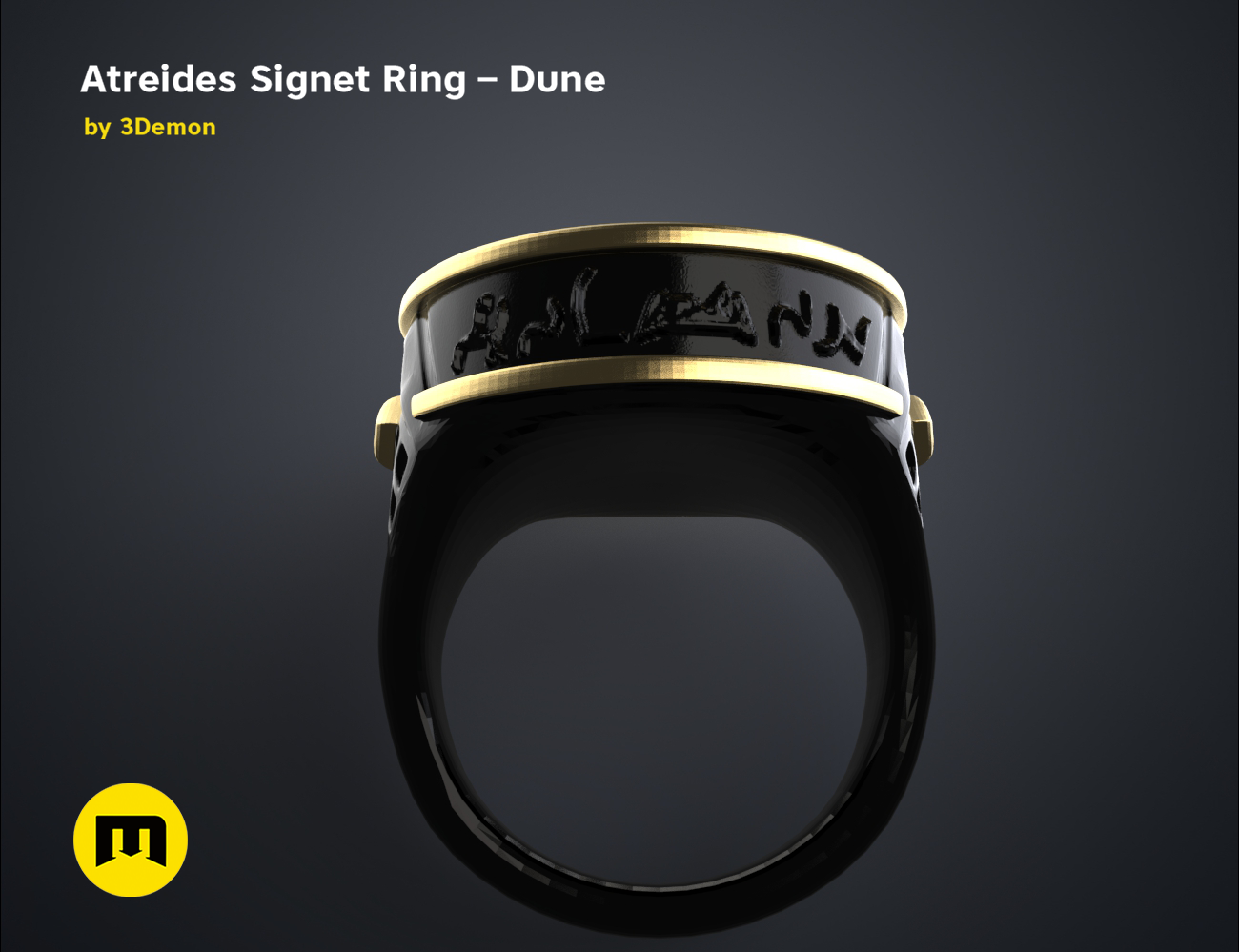 Atreides Signet Ring - Dune by 3Demon | Download free STL model ...