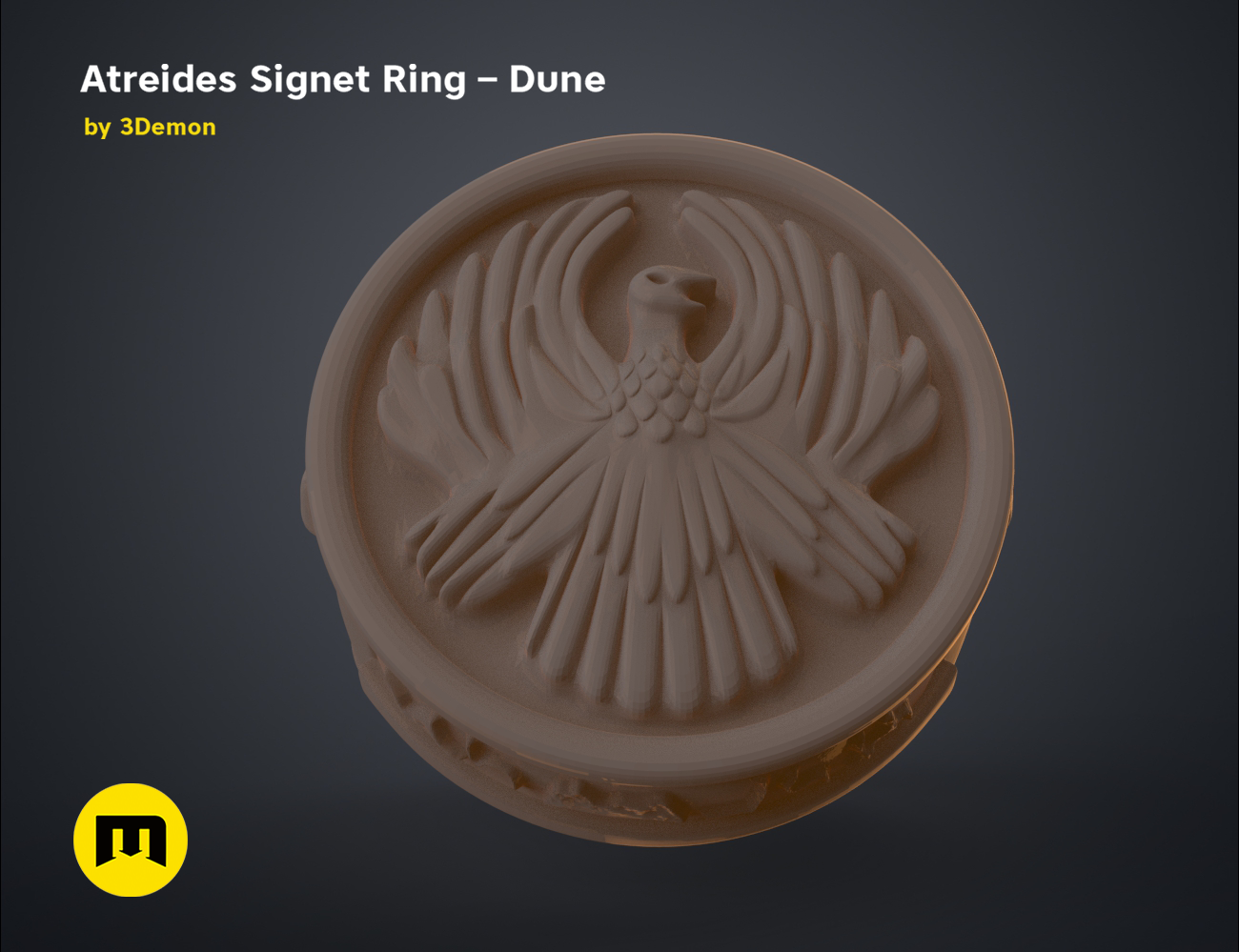 Atreides Signet Ring - Dune by 3Demon | Download free STL model ...