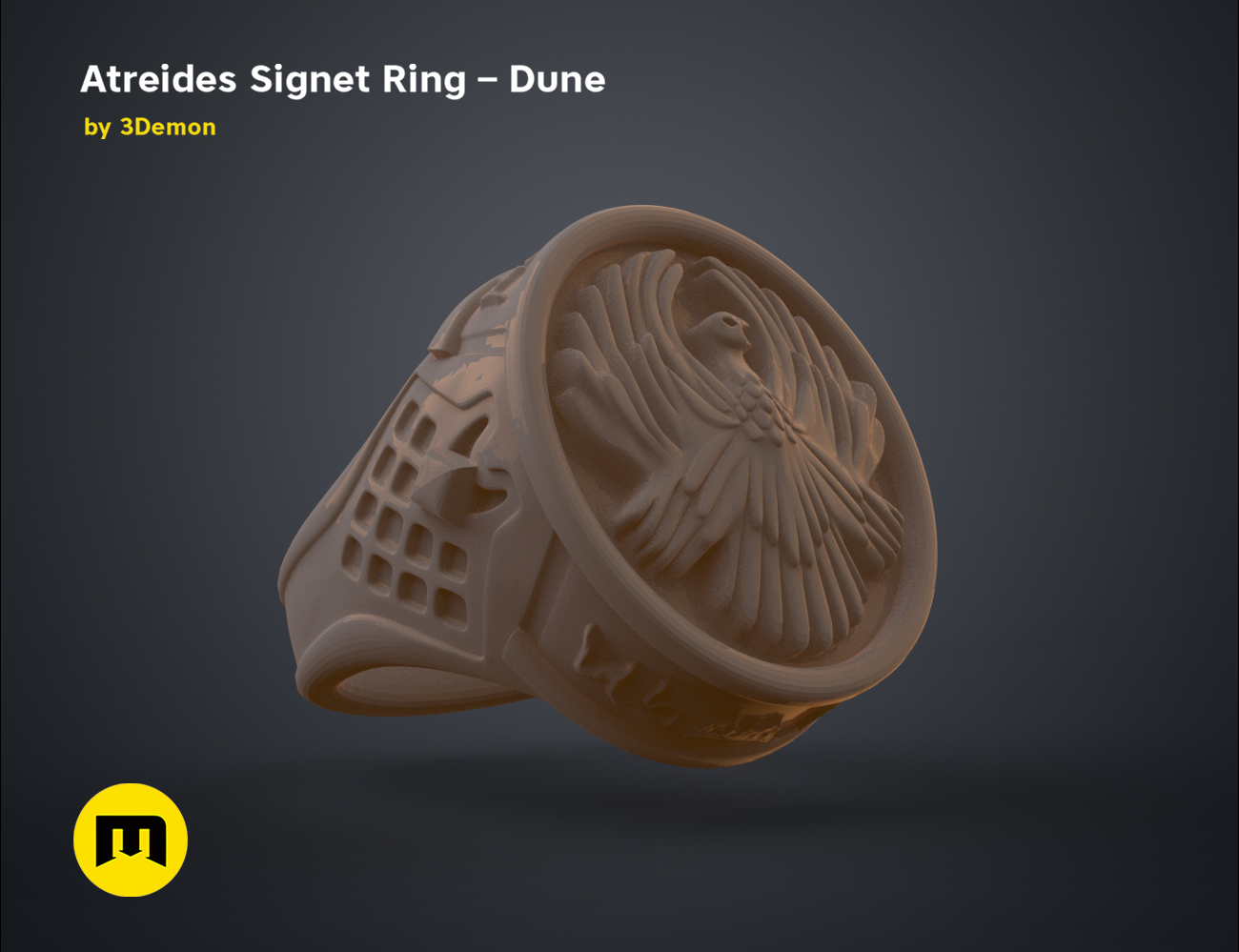 Atreides Signet Ring - Dune by 3Demon | Download free STL model ...