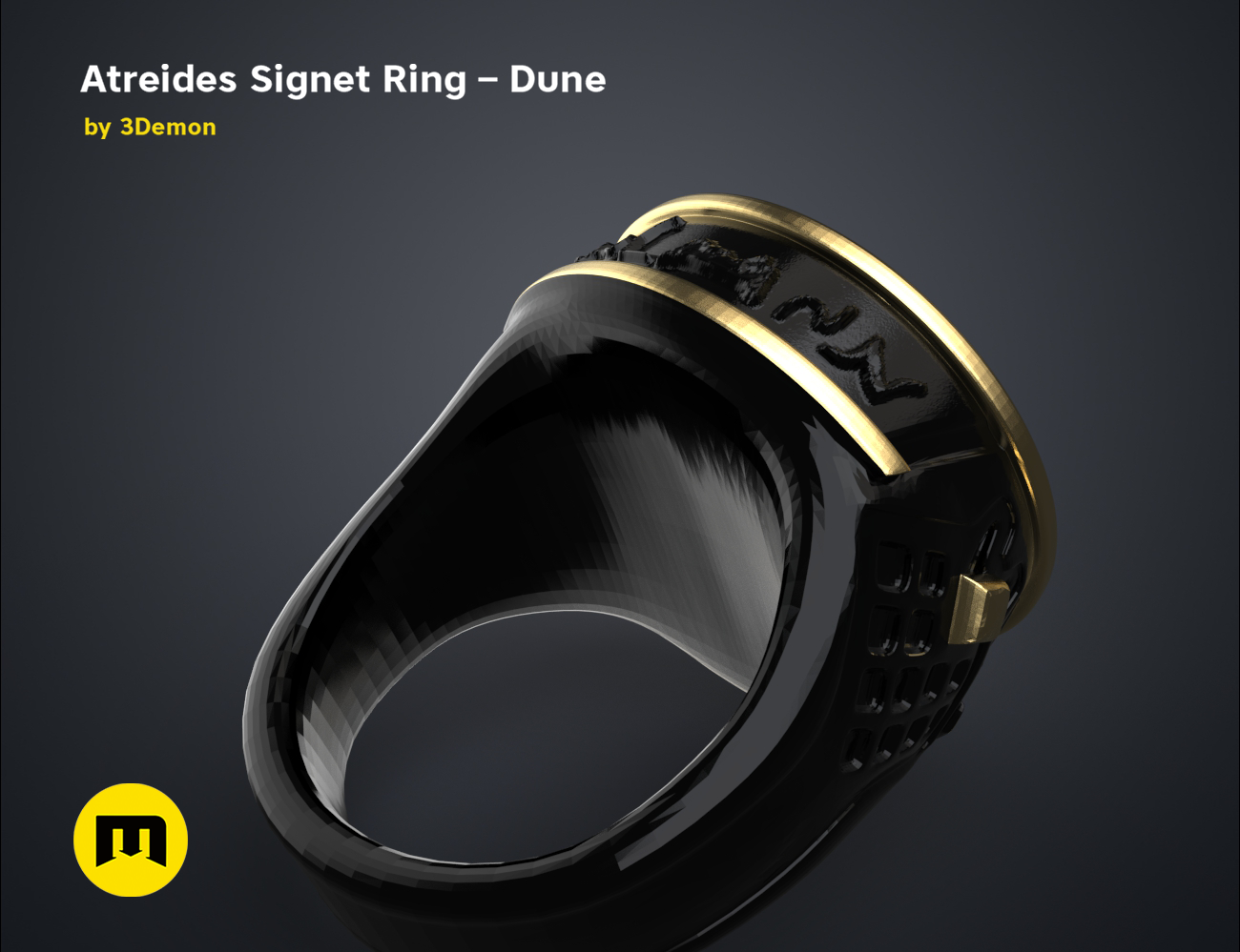 Atreides Signet Ring - Dune by 3Demon | Download free STL model ...