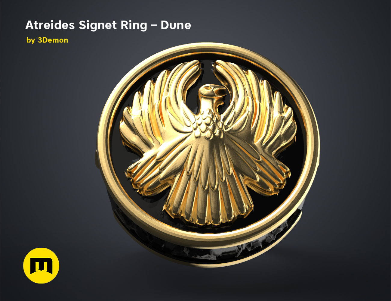 Atreides Signet Ring - Dune by 3Demon | Download free STL model ...