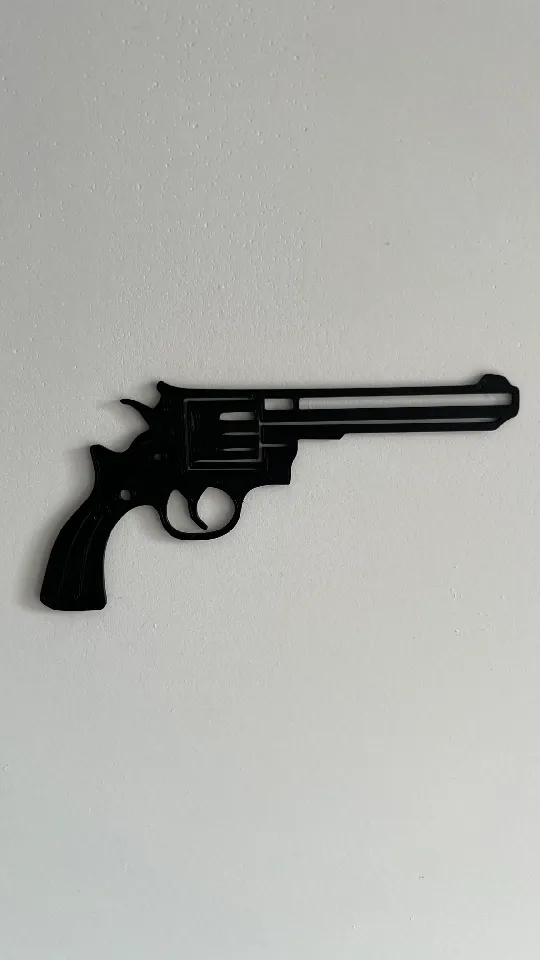 Revolver Wall Art #1 by Ninomalbinho | Download free STL model ...