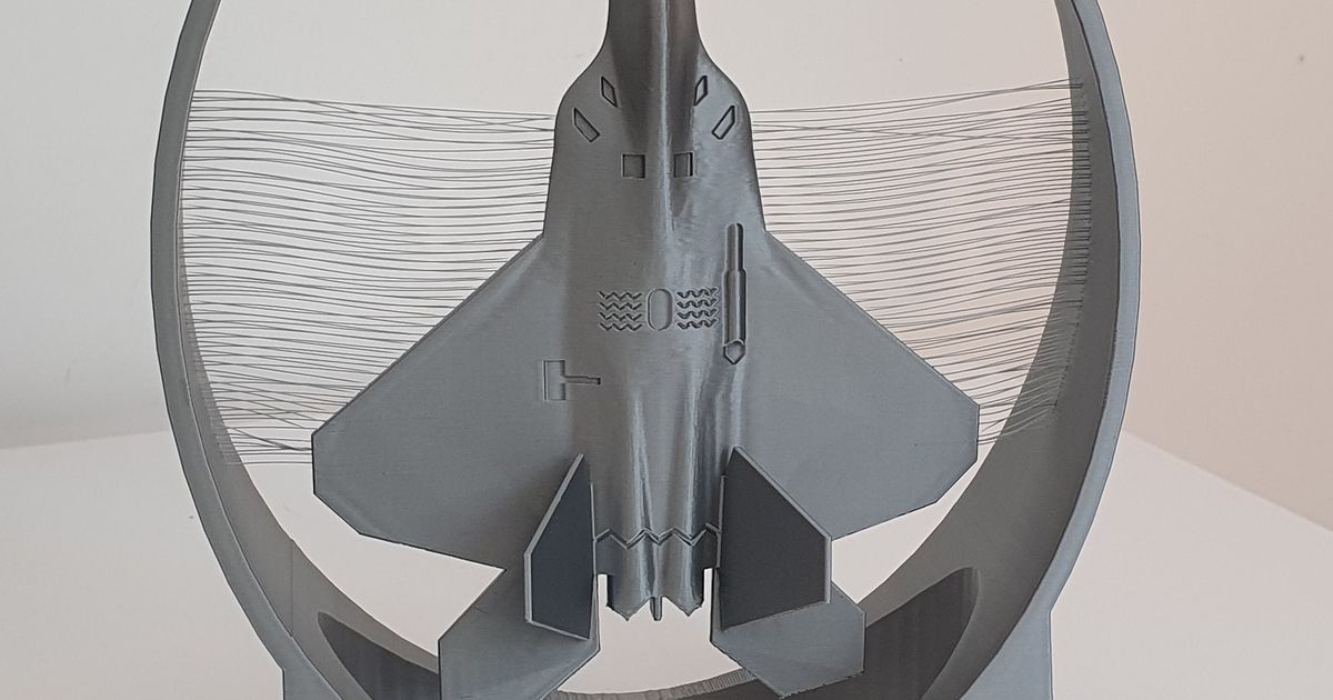 F-22 Raptor - String art display - Up por Raskal | Descargar modelo STL ...