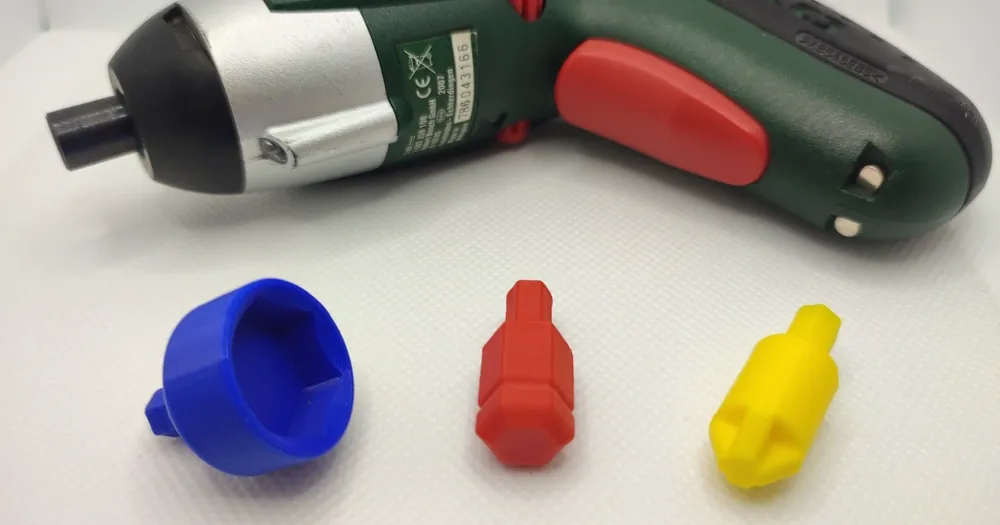 Kids Workspace - Real Bit Adapters by BamBam Design | Download free STL ...
