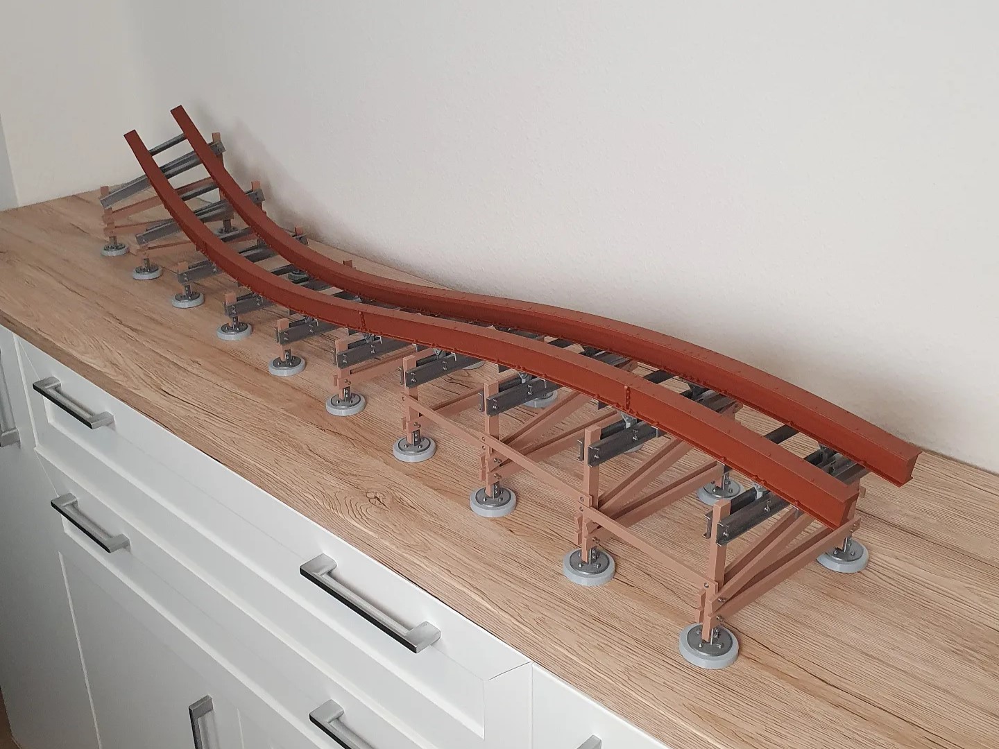 Hybrid Coaster - Wavy Track by 3D.Printed.Roller.Coasters | Download ...