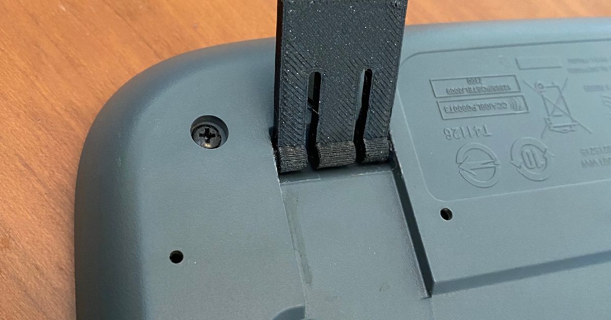 Logitech K330 keyboard leg by Kernow 3D | Download free STL model ...