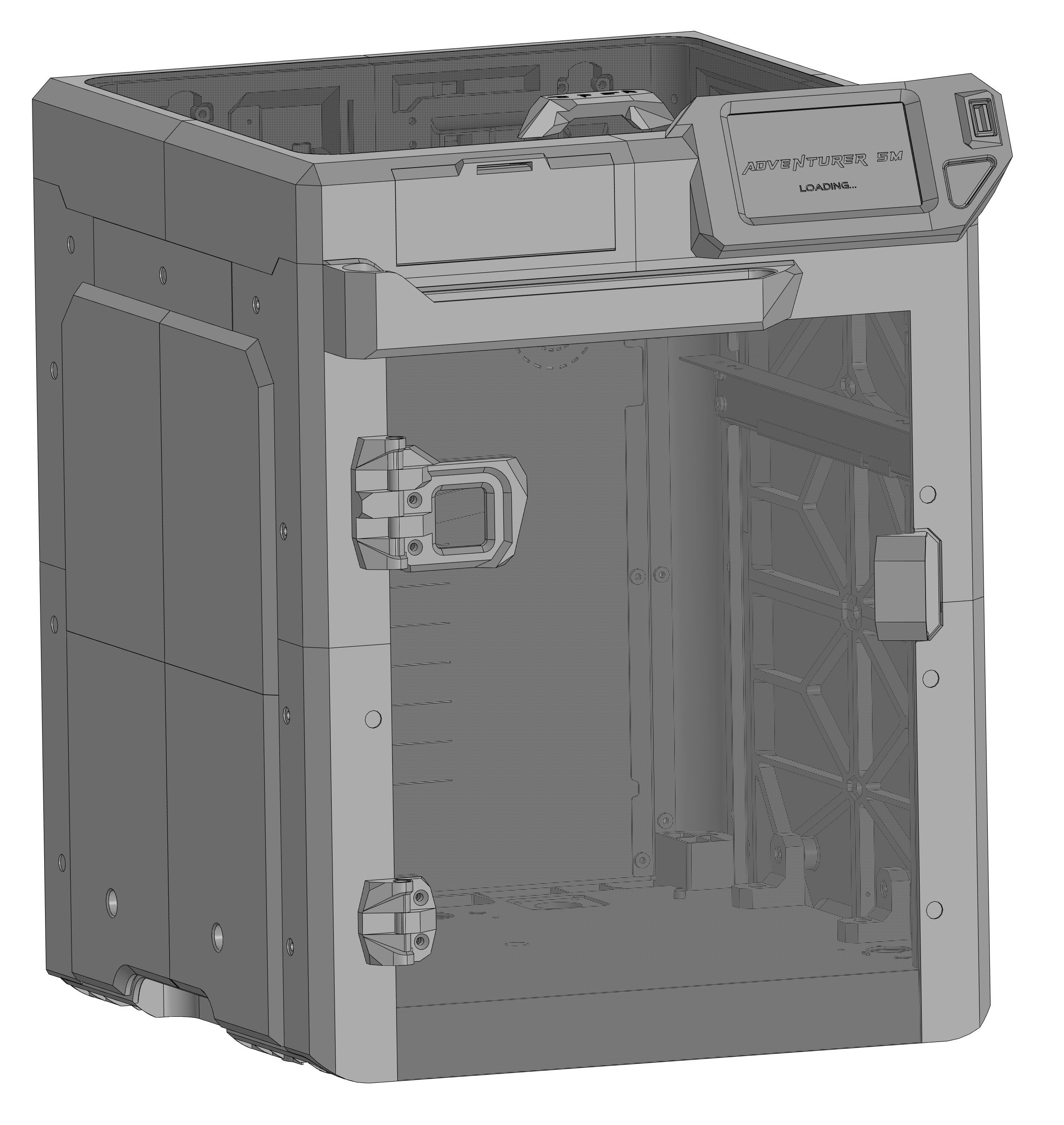 Update: ILYAS mod. Enclosure for AD5m by IL'YAS | Download free STL ...