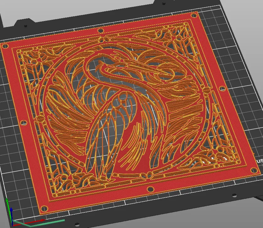 Hern grid by Nina Máčová | Download free STL model | Printables.com