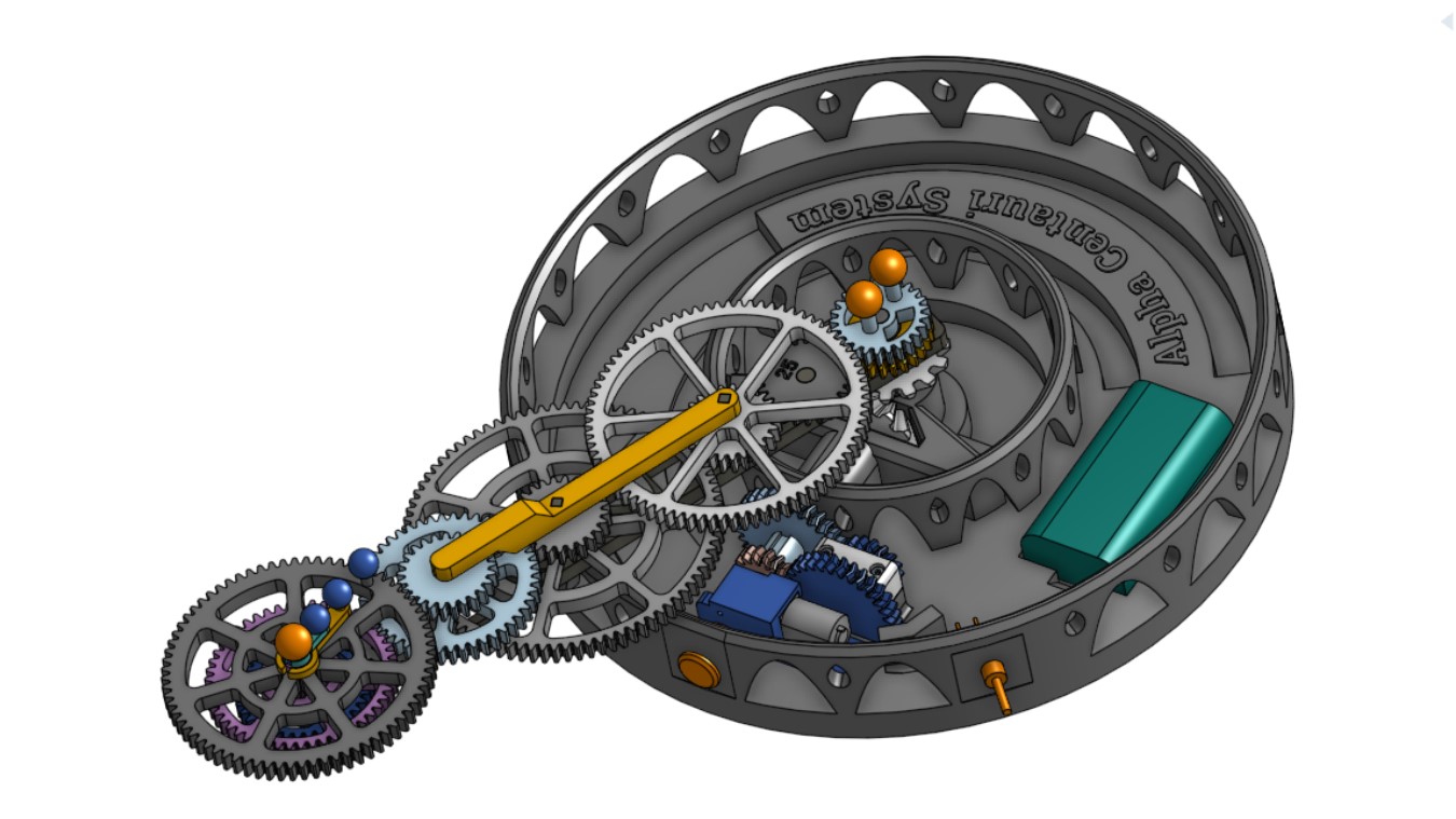 Alpha Centauri/Trisolaris Orrery by Jaidei | Download free STL model ...