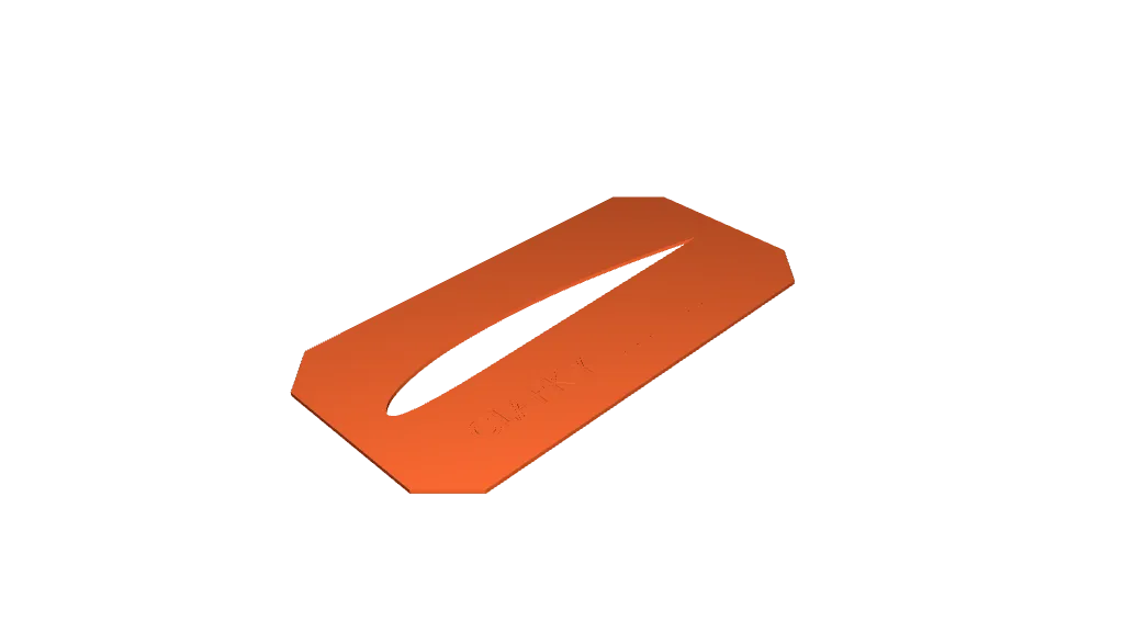 Airfoil Wing Shape Templates by Andor_Yoko | Download free STL model ...