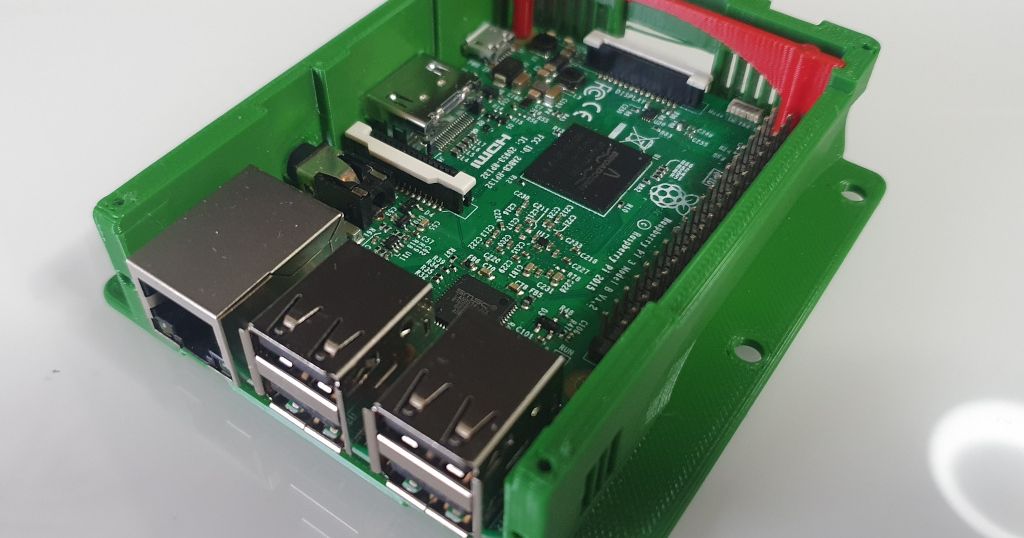 Raspberry Pi 3 quality case, with VESA mount (V3.3) by Waebis-Lab ...