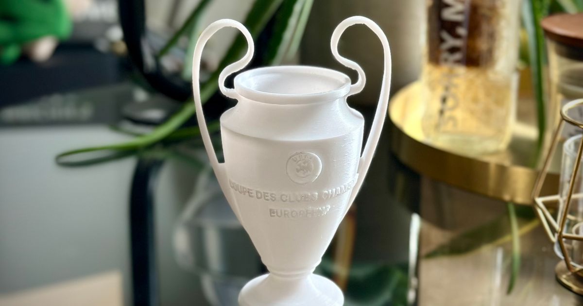 UEFA Champions League Trophy by Richie Hug | Download free STL model ...