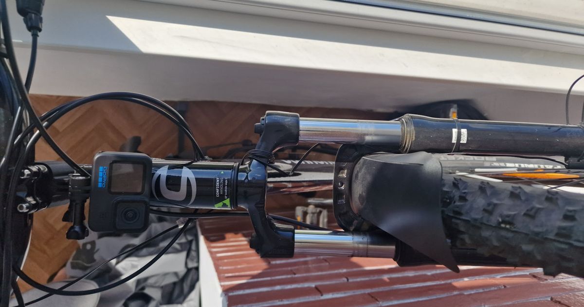 Bike stem GoPro mount by andruala | Download free STL model ...