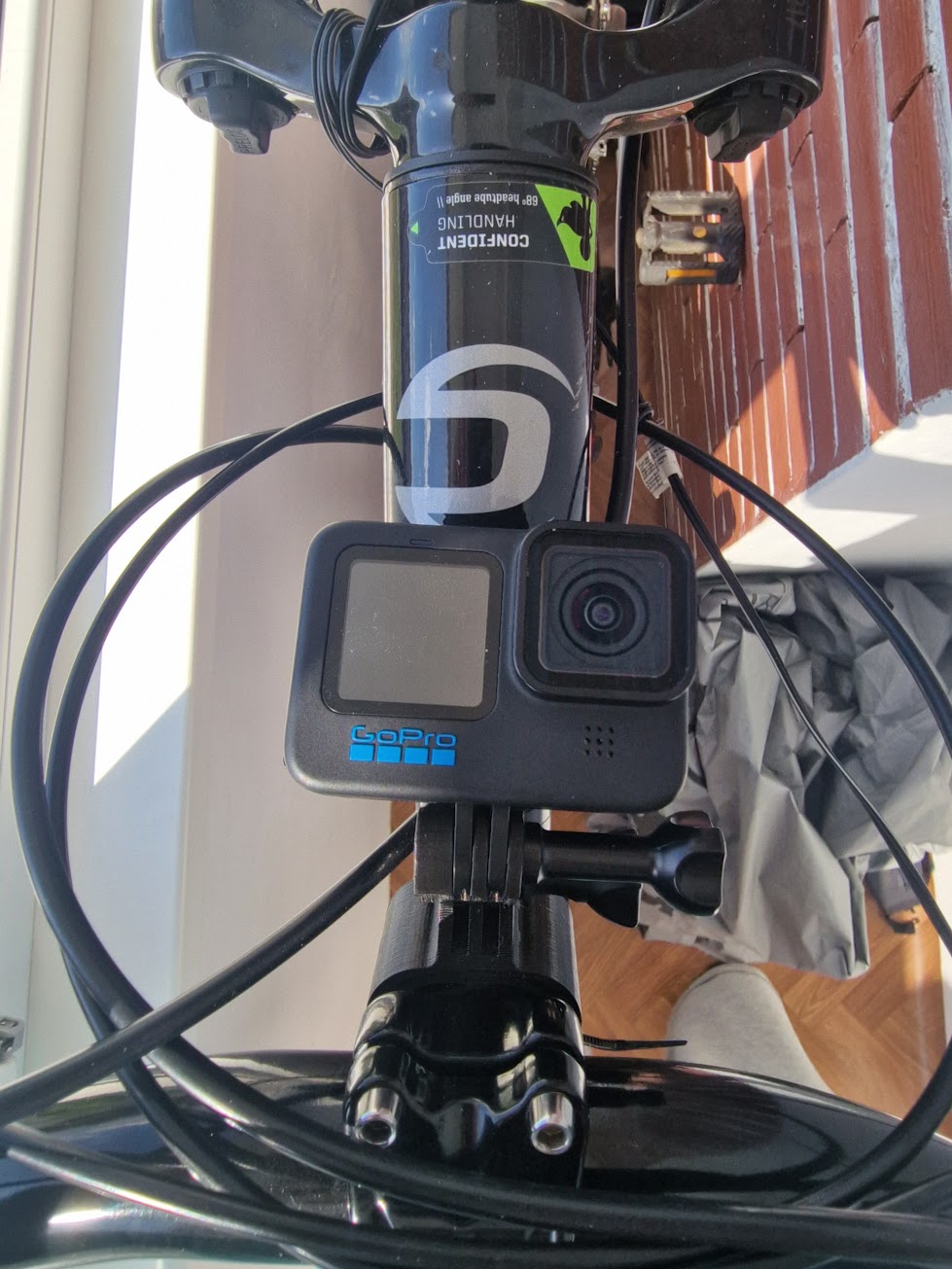 Bike stem GoPro mount by andruala | Download free STL model ...