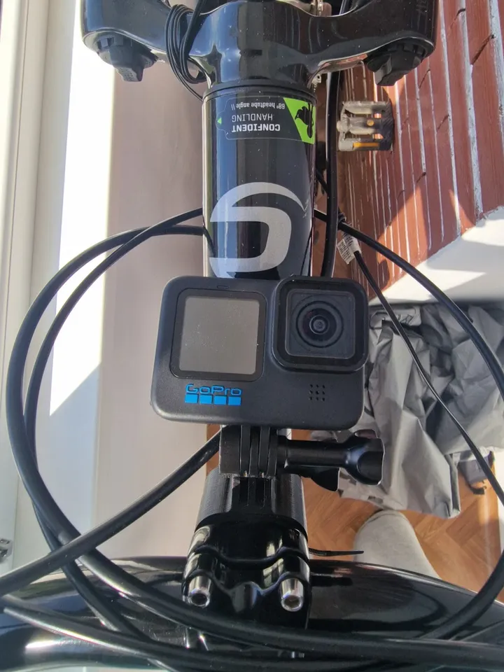 Bike stem GoPro mount by andruala | Download free STL model ...