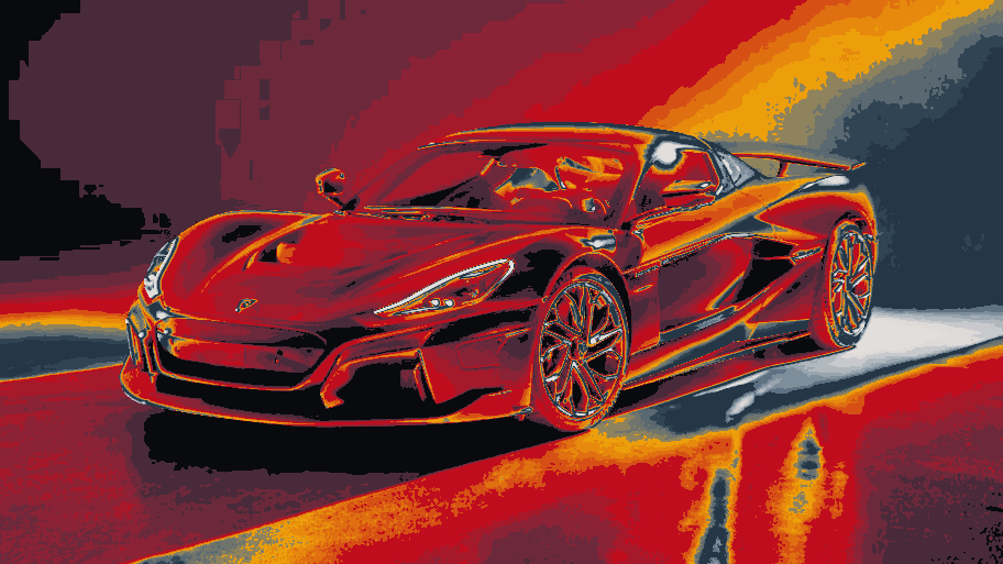 Rimac Nevera "Filament Painting" by kozak.martin27 | Download free STL ...