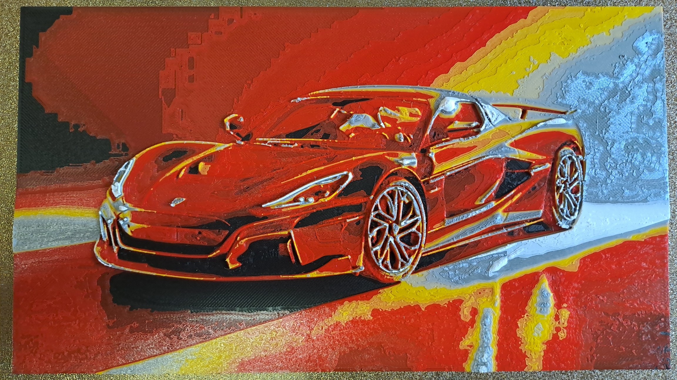 Rimac Nevera "Filament Painting" by kozak.martin27 | Download free STL ...
